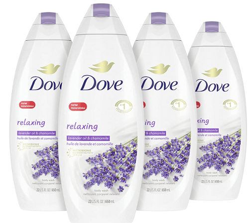 4-Count 22-Oz Dove Relaxing Lavender Oil & Chamomile Body Wash ONLY $14 ...