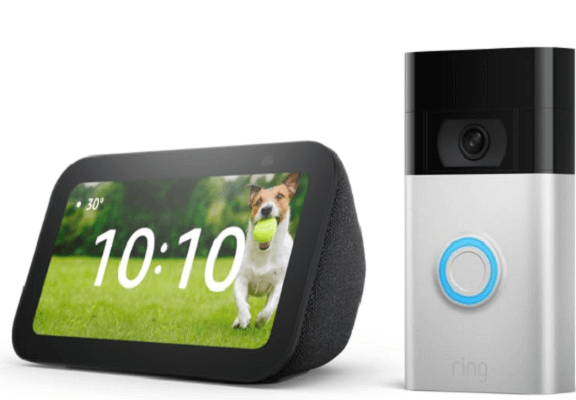 Ring Video Doorbell Bundle With Echo Show 5 Only 65 Reg 190
