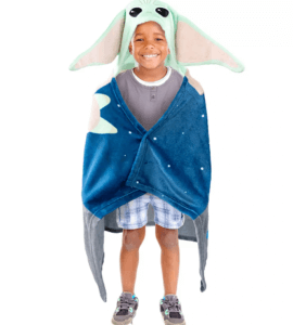 30" x 50" Disney Kids' Hooded Throw Blanket (Baby Yoda or Frozen) ONLY ...