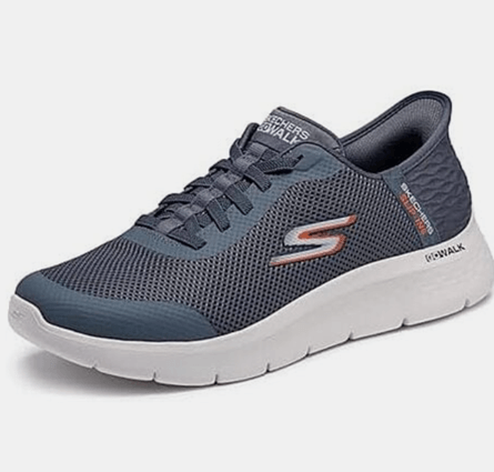 Skechers Mens Hands Free Slip-ins Go Walk Flex-Hands Up Sneaker (Grey ...